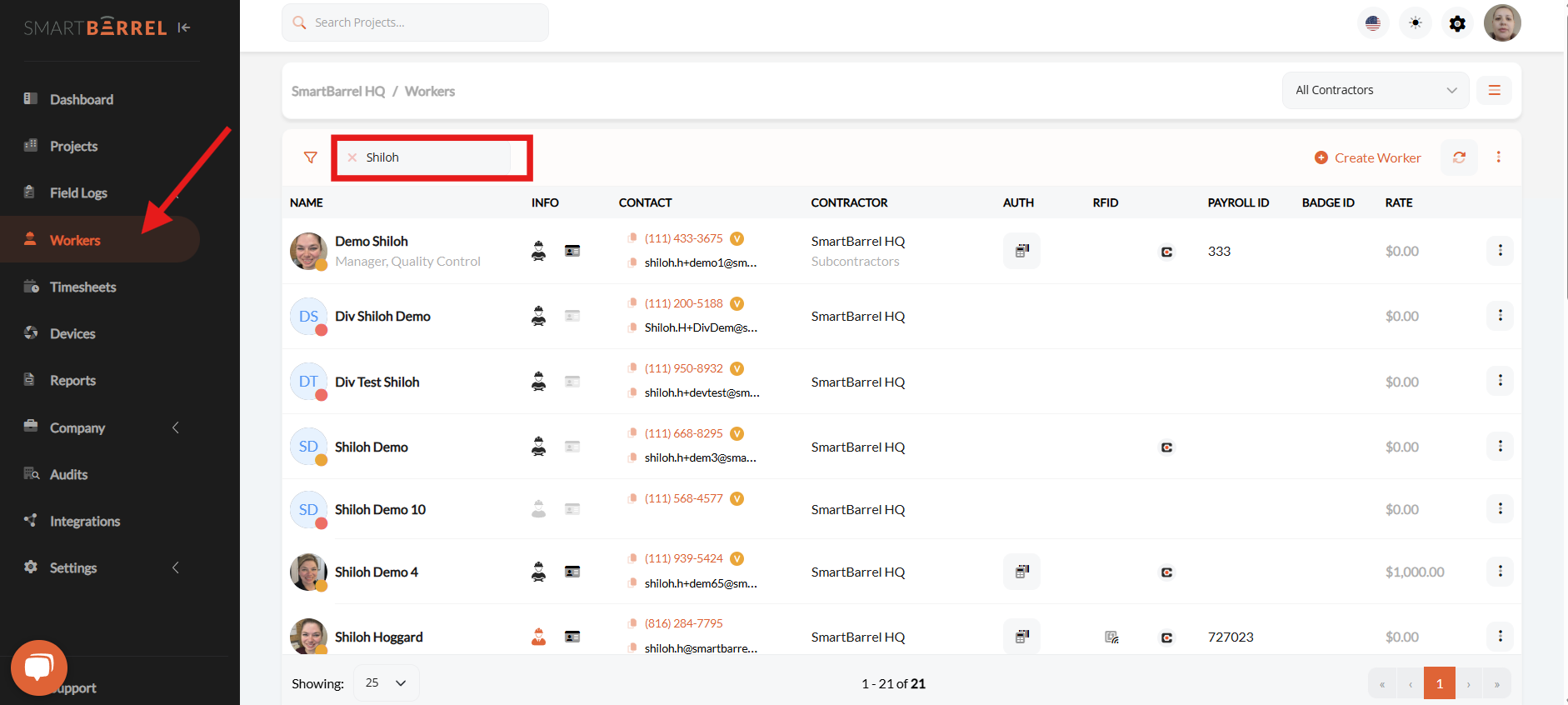 How do I generate an authorization code to log in to the app?