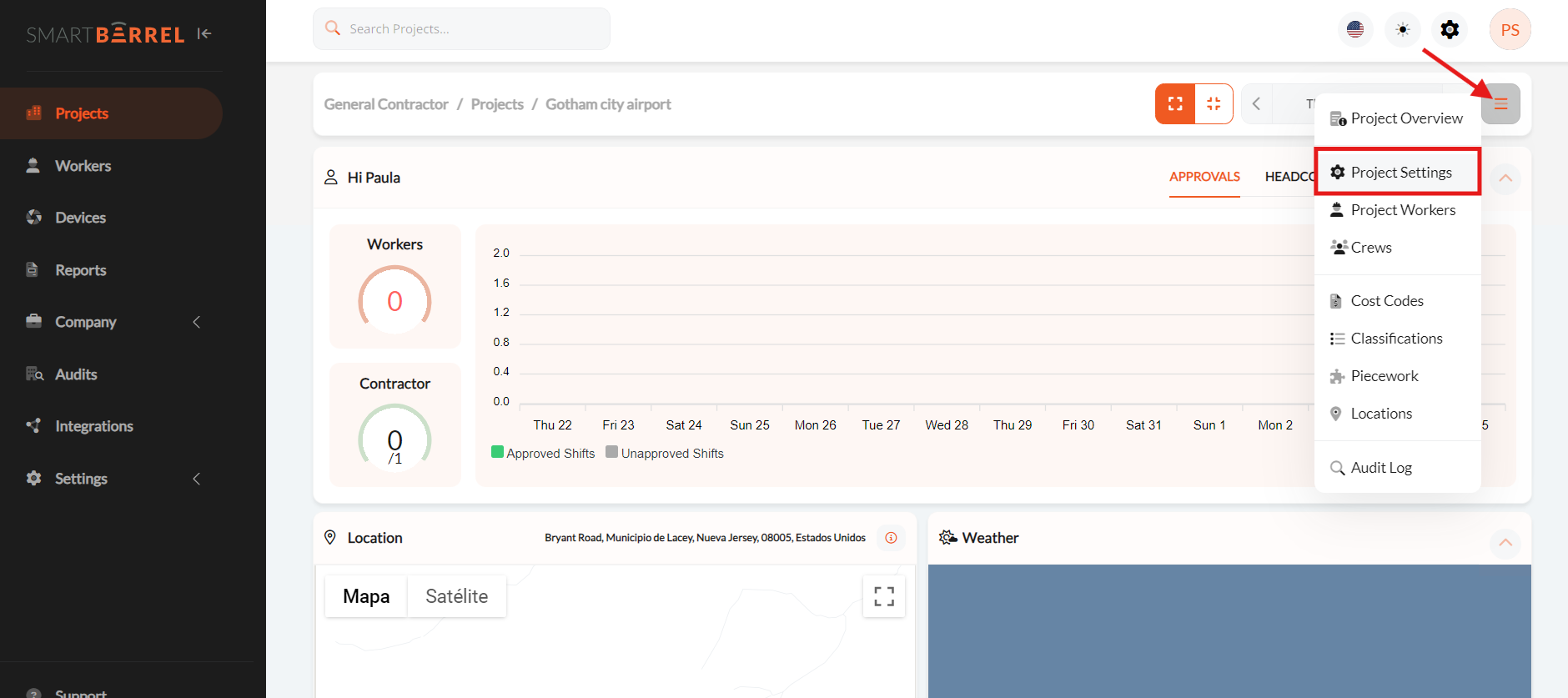 How do I add a contractor to my project?